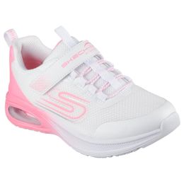 Skechers M&auml;dchen Sneaker "MICROSPEC MAX ADVANCE", Gr. 30, rosa, Lederimitat, Textil, kontrastfarbene Details, Schuhe, Slip-OnSneaker,