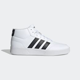 Herren Sneaker "BREAKNET MID", adidas Sportswear, Gr. 47, wei&szlig;, Synthetik, Schuhe