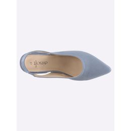 Casual Looks Damen Slingpumps, Gr. 41hellblau, Textil, Schuhe