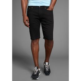 Bruno Banani Herren Jeansshorts "Hutch-Shorts", schwarz, Gr. 36, unifarben, Denim/Jeans, Obermaterial: 98% Baumwolle, 2% Elasthan, Jeans, gerade