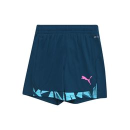 Puma Sporthose 'IndividualFINAL' Jungen Gr&ouml;&szlig;e 140 hellblau / petrol / pink