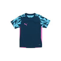 Puma Funktionsshirt 'IndividualFINAL' Jungen Gr&ouml;&szlig;e 140 blau / aqua / pink