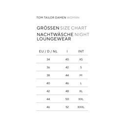 Tom Tailor Damen Nachthemd "Sitia", Gr. 42, lila, Obermaterial: 95% Baumwolle, 5% Elasthan, Kleider, gestreift, knielang, Langarm,
