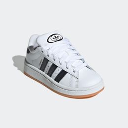 M&auml;dchen Sneaker "CAMPUS 00S KIDS", adidas originals, Gr. 29, schwarz-wei&szlig;, Leder, Synthetik, Schuhe, f&uuml;r Kinder