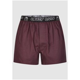 Lousy Livin Underwear LOUSY LIVIN Herren Boxershorts "Boxer Briefs", Gr. L, schwarz, 100% Baumwolle, unifarben, Unterhosen, in bequemer Passform