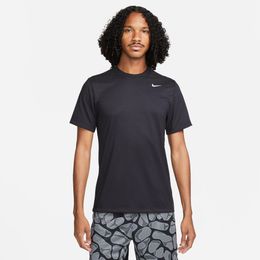 Nike Herren Trainingsshirt "DRI-FIT LEGEND MEN'S FITNESS T-SHIRT", silber, Gr. M, Obermaterial: 100% Polyester, Shirts, lockere Passform, Kurzarm,