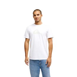 Quiksilver Herren T-Shirt "Ev Comp Logo", wei&szlig;, Gr. S, Obermaterial:100% Baumwolle, Shirts