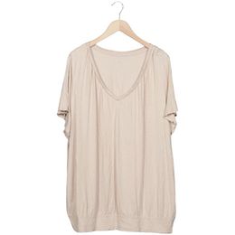 sheego T-Shirt Damen Gr&ouml;&szlig;e 6XL Second Hand beige