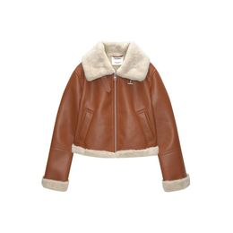 Pull&Bear Pull&Bear Jacke Damen Gr&ouml;&szlig;e XL beige / dunkelorange