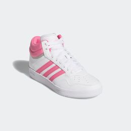 M&auml;dchen Sneaker "HOOPS 4.0 MID", adidas Sportswear, Gr. 40, wei&szlig;, Synthetik, Schuhe, f&uuml;r Kinder