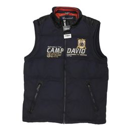CAMP DAVID Weste Herren Gr&ouml;&szlig;e L Second Hand marine