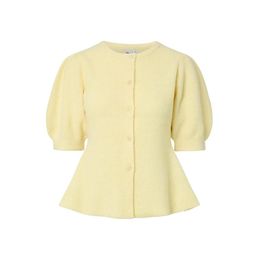 Pieces Knit Cardigan 'PCSilly' female Yellow size S