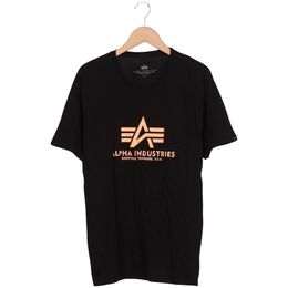 Alpha Industries T-Shirt Herren Gr&ouml;&szlig;e XXL Second Hand schwarz