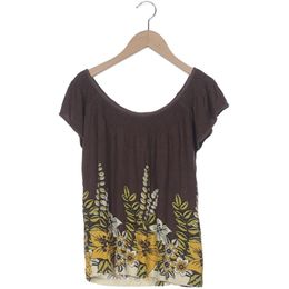 H&M H&M T-Shirt Damen Gr&ouml;&szlig;e M Second Hand braun