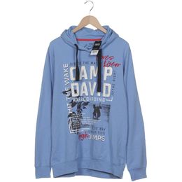 CAMP DAVID Kapuzenpullover Herren Gr&ouml;&szlig;e XXL Second Hand blau