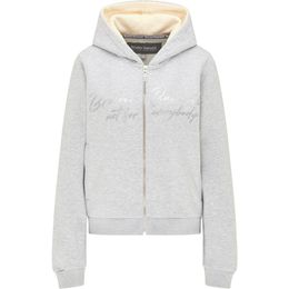 Bruno Banani Zip-Up Hoodie 'Barnes' female Grey size L