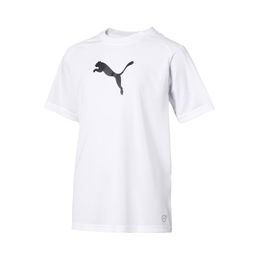 Puma T-Shirt Jungen Gr&ouml;&szlig;e 116 schwarz / wei&szlig;