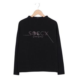 SOCCX Sweater Damen Gr&ouml;&szlig;e M Second Hand schwarz