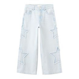 Mango Kids Jeans 'Stars' M&auml;dchen Gr&ouml;&szlig;e 146 hellblau
