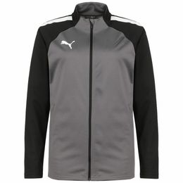 Puma Sportjacke 'Team Liga' Herren Gr&ouml;&szlig;e S dunkelgrau / schwarz / wei&szlig;