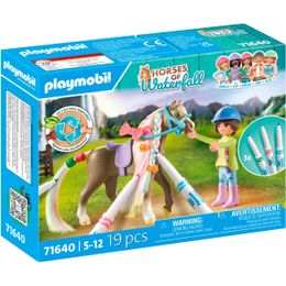 Konstruktions-Spielset Playmobil "Kreativset mit Pferd und Stiften (71640), Horses of Waterfall", bunt, Spielbausteine, Kinder, Kunststoff, Made in Europe