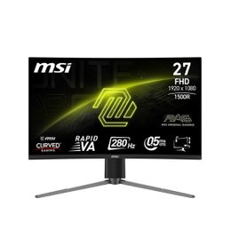 MSI Curved-Gaming-Monitor "MAG 276CPXF", Energieeffizienz: E (A-G), schwarz, Monitore, 5-Wege Joystick Navigation