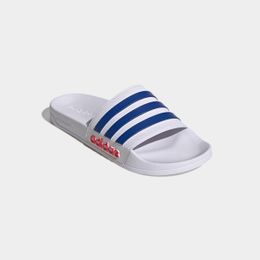 Damen Badesandale "SHOWER ADILETTE", adidas Sportswear, Gr. 50cloud wei&szlig;, royal blau, pure ruby, Synthetik, Schuhe