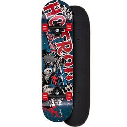 Skateboard Playlife "Hotrod", bunt (mehrfarbig), Skateboards, Kinder
