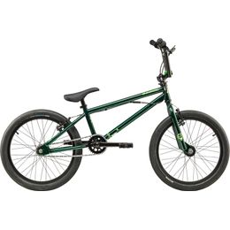S'COOL Jugendfahrrad S&rsquo;COOL "S'COOL XtriX 20-1S - Dark Green/Neon Green" Gr. 25, dunkelgr&uuml;n, neon gr&uuml;n, Fahrr&auml;der, Kinder, 25cm, 20 Zoll (50,80cm), Axle-Pegs