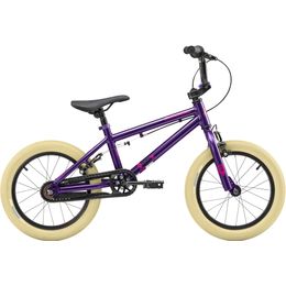 S'COOL Kinderfahrrad S&rsquo;COOL "S'COOL XtriX mini 16-1S FW - Purple/Fuchsia" Gr. 22, lila, fuchsia, Fahrr&auml;der, Kinder, 22cm, 16 Zoll (40,64cm), Chainlooper