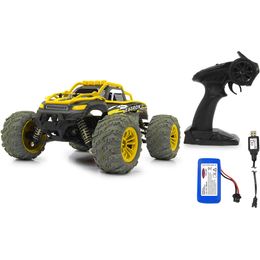 RC-Monstertruck Jamara "Extron 1:14 - 2,4 GHz", gelb, Fernlenkfahrzeuge, KinderB:23cm H:15cm T:27cm, B:23cm H:15cm T:27cm