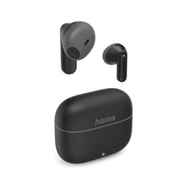 Hama In-Ear-Kopfh&ouml;rer "Bluetooth Kopfh&ouml;rer mit Mikrofon (True Wireless Headset, TWS Earbuds)", schwarz, Kopfh&ouml;rer