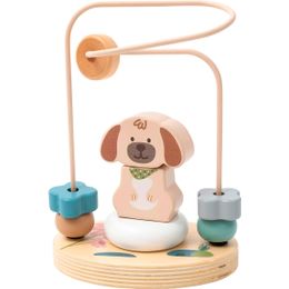 Motorikschleife Sterntaler "Hund Lucky", bunt, Motorikspielzeug, BabyB:11cm H:16cm T:7,7cm, Holz, FSC - sch&uuml;tzt Wald, B:11cm H:16cm T:7,7cm