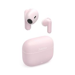 Hama In-Ear-Kopfh&ouml;rer "Bluetooth Kopfh&ouml;rer mit Mikrofon (True Wireless Headset, TWS Earbuds)", rosa, Kopfh&ouml;rer