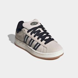 Sneaker adidas originals "CAMPUS 00S", M&auml;dchen, Gr. 37, wonder aluminium, core schwarz, sanftes wei&szlig;, Leder, Synthetik, Schuhe Sneaker, f&uuml;r Kinder