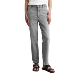 Marc O'Polo MARC O'POLO Damen 5-Pocket-Jeans "aus Organic-Cotton-Mix-Stretch"medium grau, Gr. 29, unifarben, Obermaterial: 90% Baumwolle, 9% Polyester, 1%