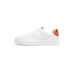 Sneaker N91 "Original Draft W BX", Damen, Gr. 37, orange (wei&szlig;, orange), Lackleder, Schuhe Sneaker