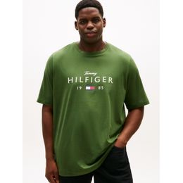Tommy Hilfiger Big & Tall Damen T-Shirt "BT-BRAND LOVE BIG HILFIGER"mountain pine, Gr. 5XL, TOMMY HILFIGER BIG & TALL, Single Jersey, Obermaterial: 100% Baumwolle, Shirts,