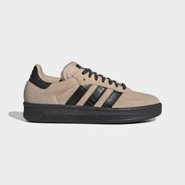 Damen Sneaker "SAMBA XLG", adidas originals, Gr. 42,5stone khaki, core schwarz, utility schwarz, Leder, Synthetik, Schuhe