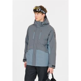 SLOPE Herren Skijacke "Kenai"grau, Gr. L, unifarben, 100% Polyester, Jacken, mit warmem Futter und hochwertigem Wetterschutz