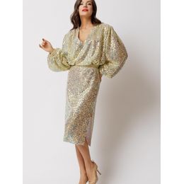 Couture De Marie Bluse 'SOL&Egrave;NE' Damen Gr&ouml;&szlig;e L gold