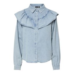 Pieces Bluse 'PCBirke' Damen Gr&ouml;&szlig;e L hellblau