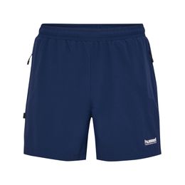 Hummel Sportshorts 'Pulse' Herren Gr&ouml;&szlig;e XL enzian / wei&szlig;