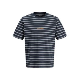 Jack & Jones Jack & Jones Junior T-Shirt 'JORNORREBRO' Jungen Gr&ouml;&szlig;e 140 marine / sepia / orange / wei&szlig;