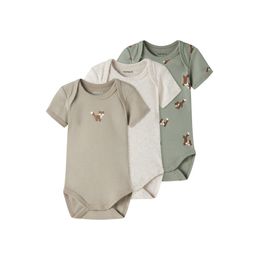 name it Body Jungen Gr&ouml;&szlig;e 86 beige / mokka / graumeliert / hellgr&uuml;n