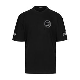 Trueprodigy T-Shirt 'Dilan' Herren Gr&ouml;&szlig;e XXL schwarz / wei&szlig;