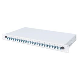 Digitus LWL Splei&szlig;box, 1HE, best&uuml;ckt, 24x LC DX, OS2