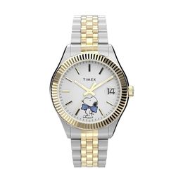 Timex Uhr ' Timex x Peanuts Timex Legacy Bowtie ' Damen Gr&ouml;&szlig;e One Size gold / grau