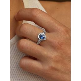Les Petites Pr&eacute;cieuses Silber-Ring mit Edelsteinen - 75% | Gr&ouml;&szlig;e 50 | Schmuck