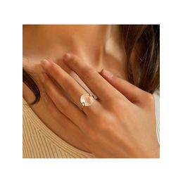Les Petites Pr&eacute;cieuses Ros&eacute;vergold. Ring mit Edelstein - 75% | Gr&ouml;&szlig;e 50 | Schmuck